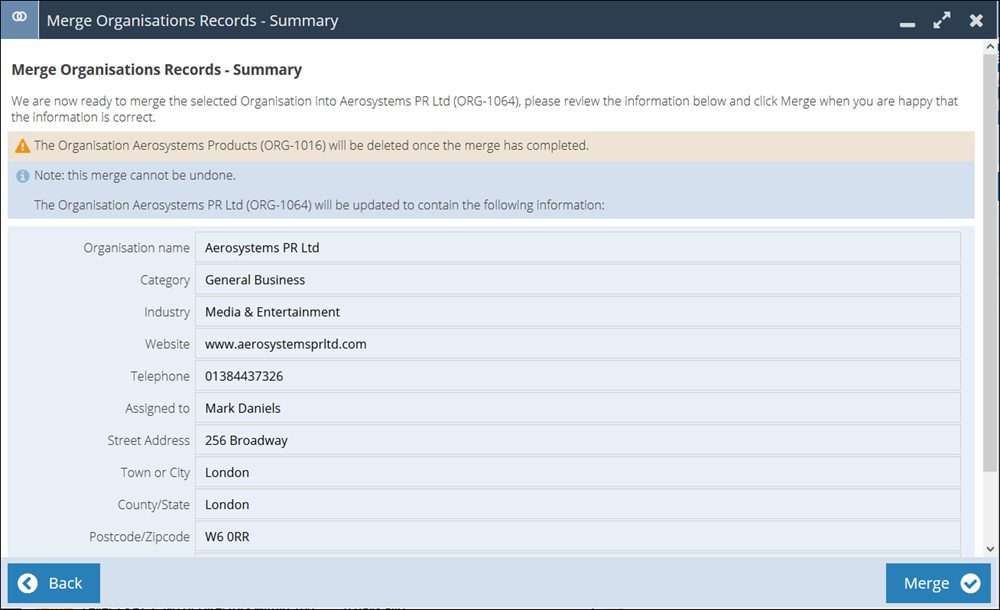Workbooks Merging | Workbooks CRM Support
